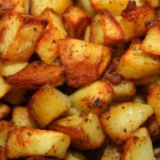Roasted Potatoes and Shallots