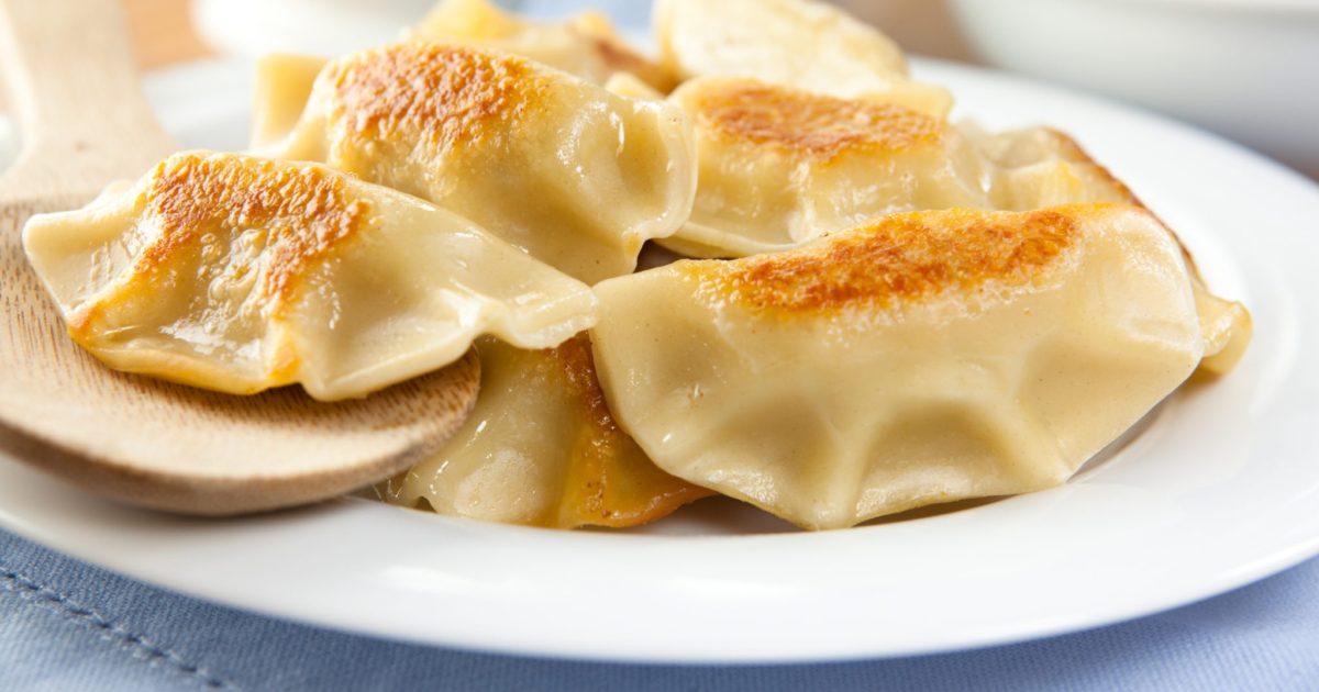 Seared Garlic Chicken Pierogi Recipe
