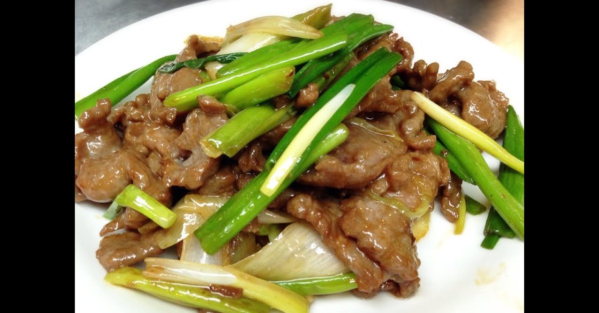 Scallion Beef - Easy Recipe for Home Cooks
